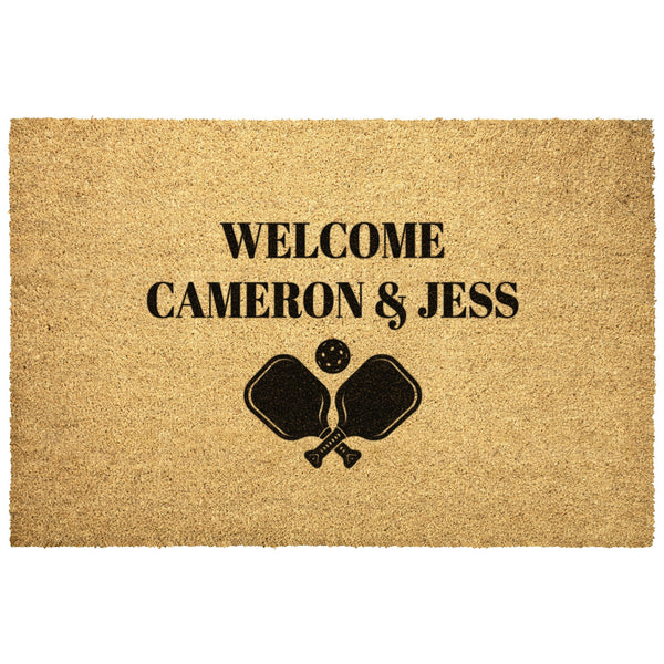 Pickleball Welcome Outdoor Mat – Twenty60